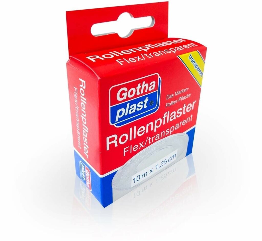 Gothaplast Rollenpflaster Flex Transparent 1,25 cm X 10 M 1stück hier ...